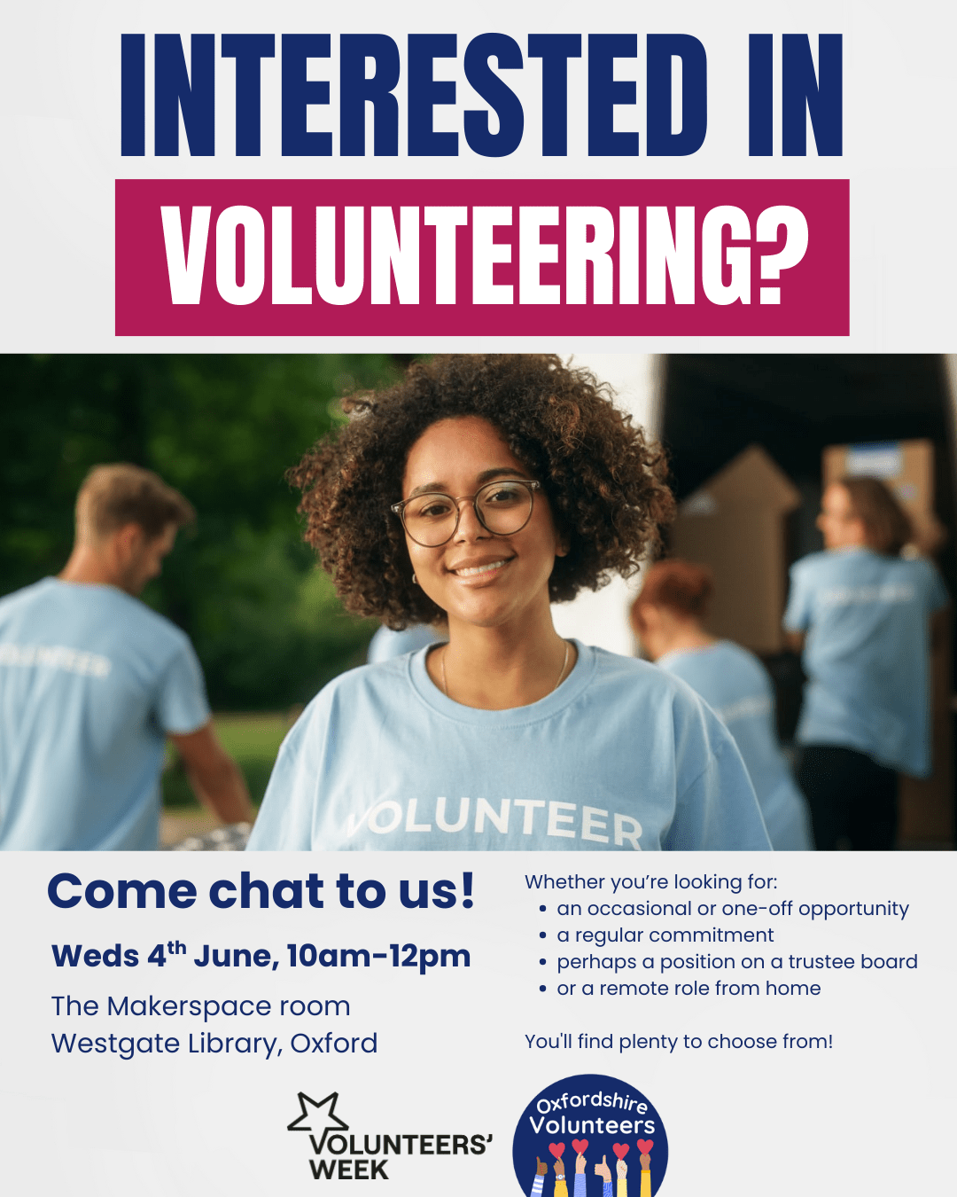 Volunteers Week 2025 - Oxfordshire Community & Voluntary Action