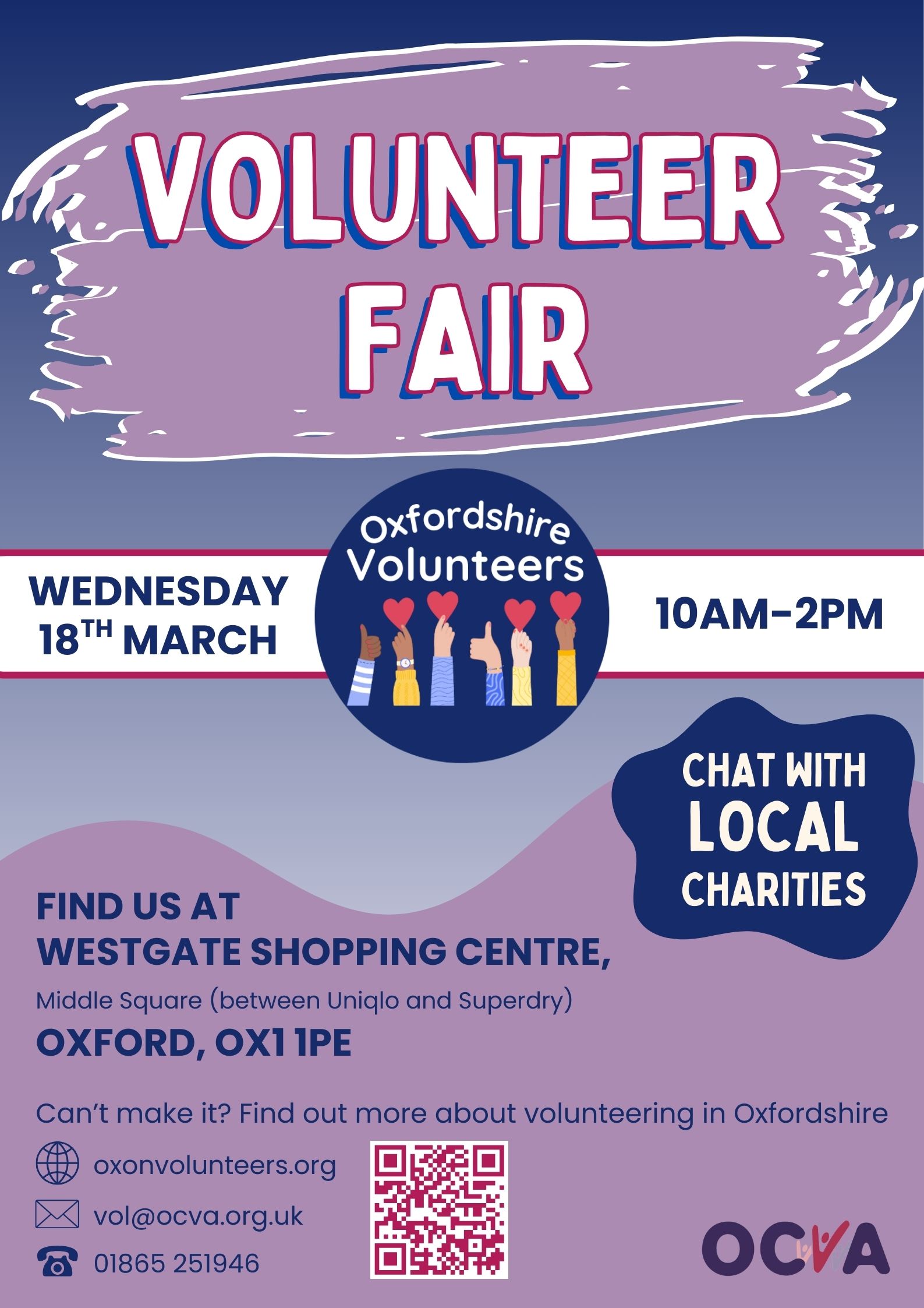 Volunteer Fair 2026 - Oxfordshire Community & Voluntary Action